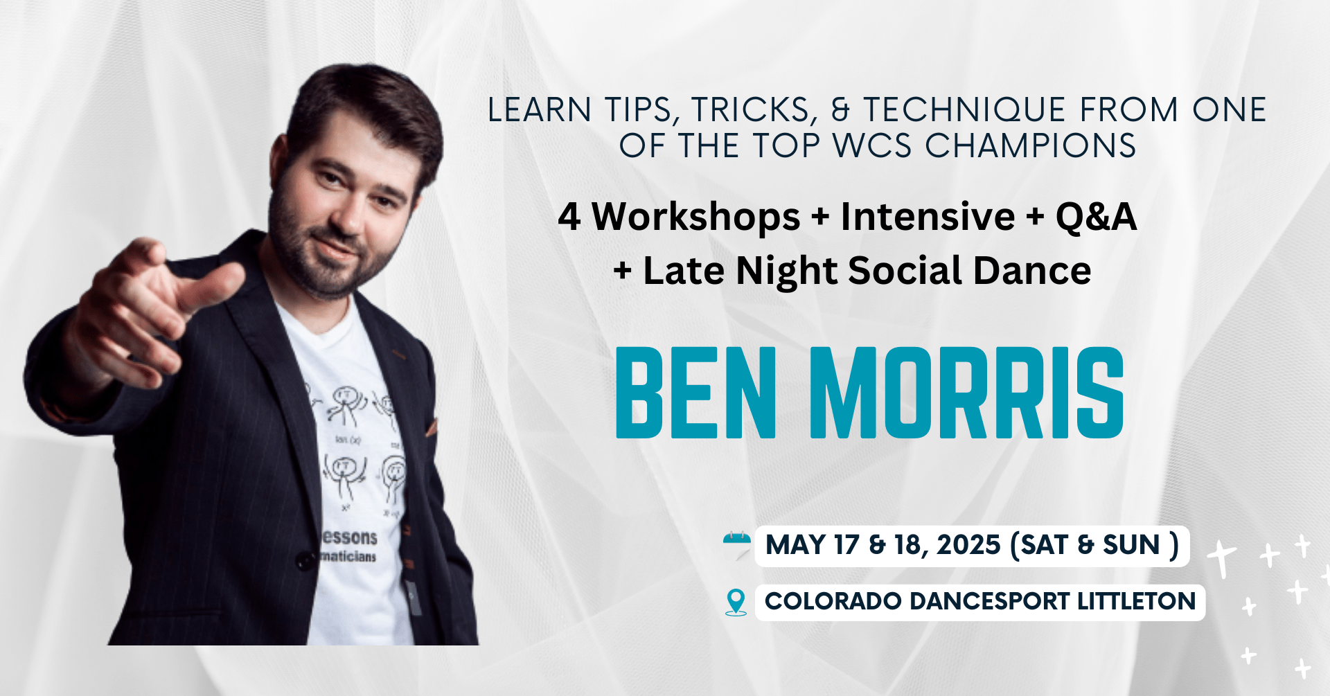 Ben Morris Workshop Weekend 2025 - WCS MasterClass